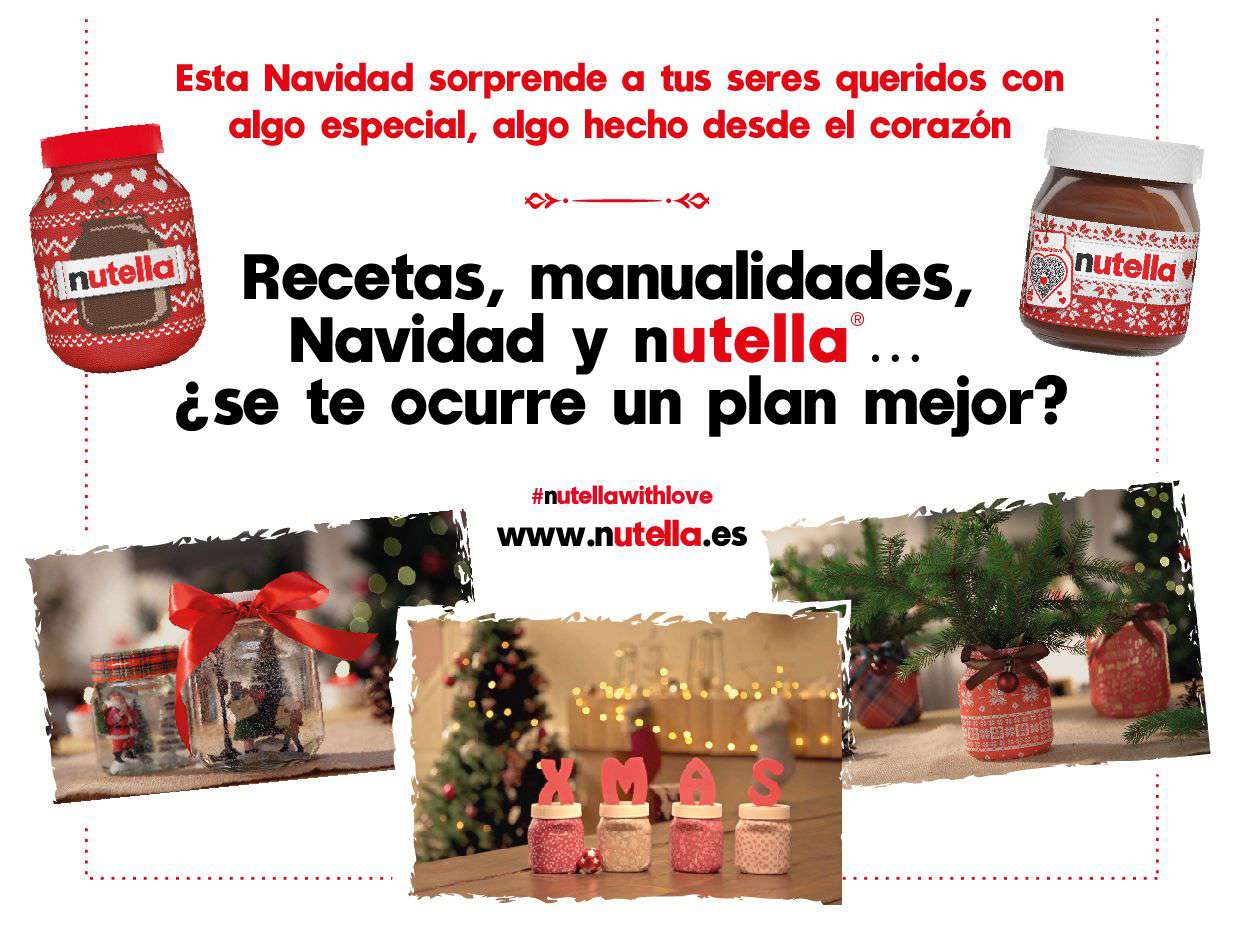 Navidad Nutella_Recetas, manualidades, Navidad y Nutella… ¿se te ocurre ...